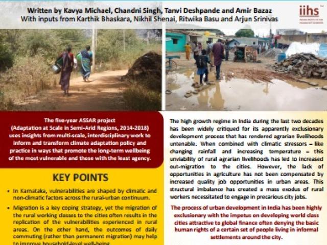 Dimensions of vulnerability in rural and urban areas: A case of ...